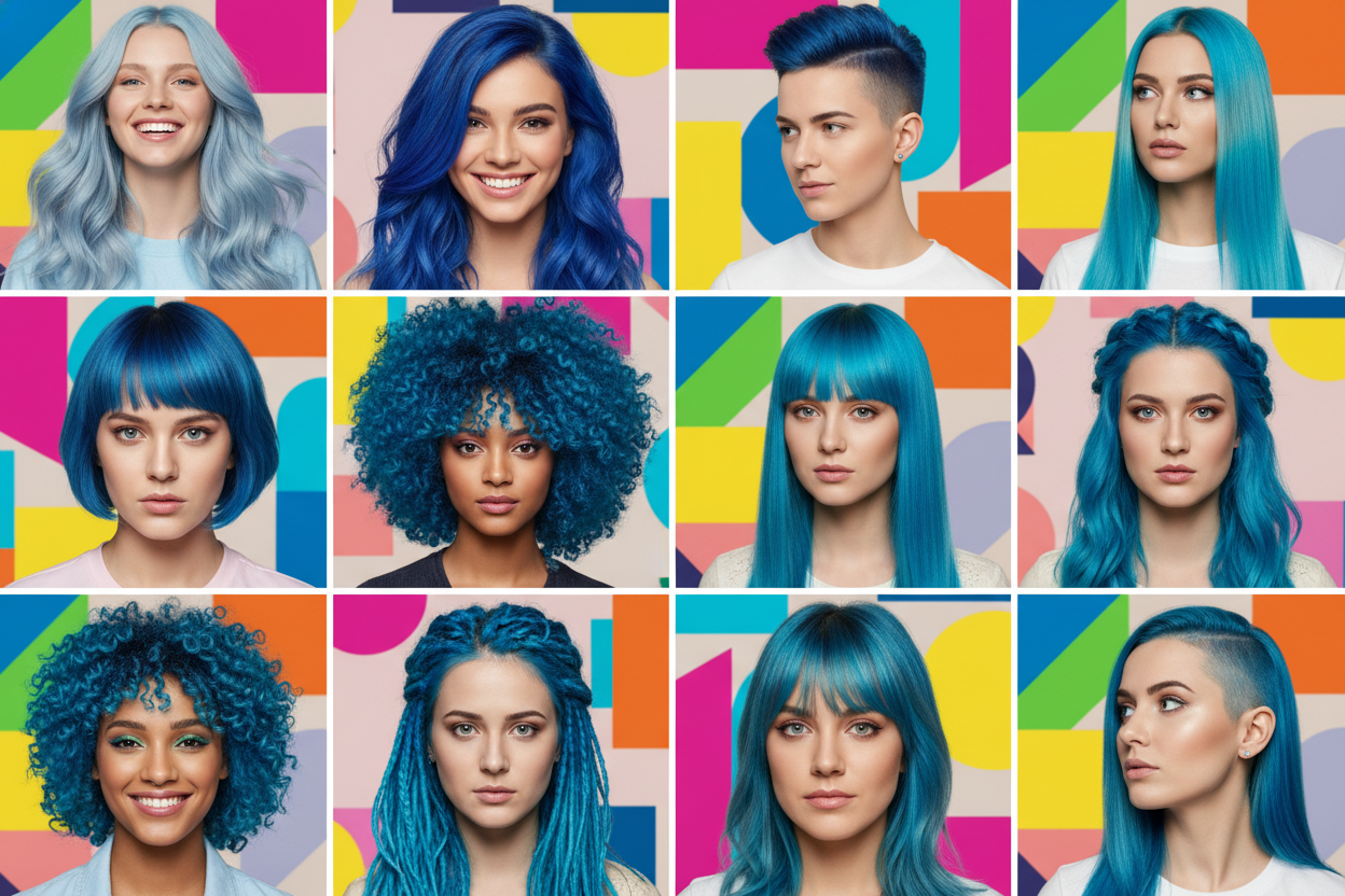 Mavi Saç Renkleri: Tarzınızı Yansıtan 6 Göz Alıcı Ton - BlogLabs 2025